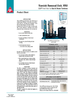 Varnish Removal from Gas & Steam Turbines with CJC® Varnish Removal ...